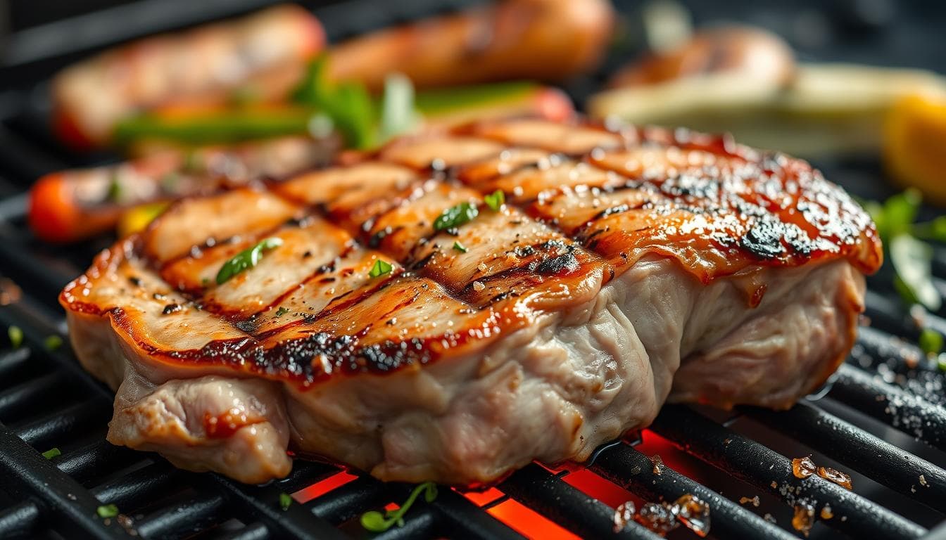 Kotelett Grillen Gasgrill Temperatur