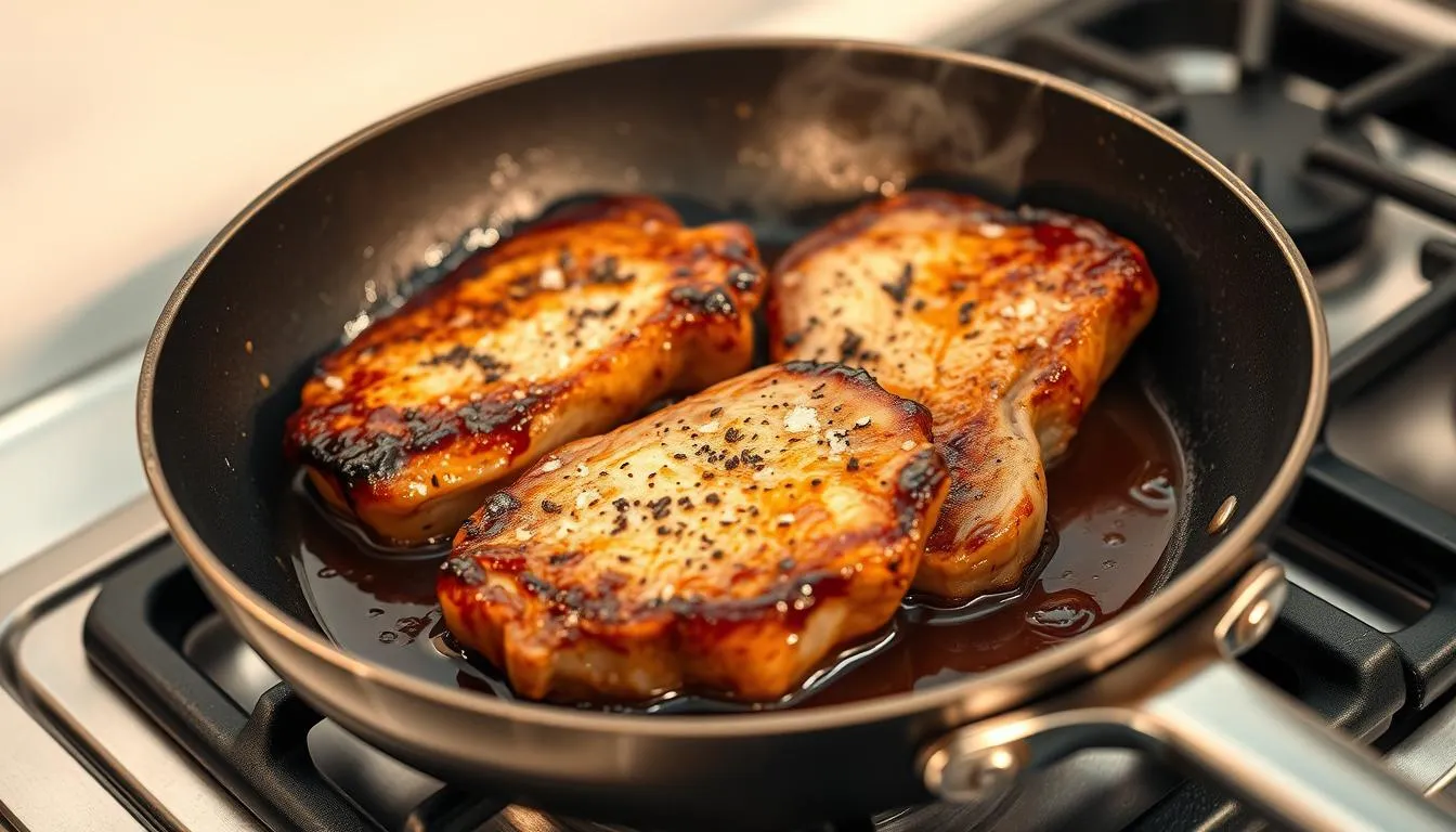 Kotelett in der Pfanne braten - Schritt für Schritt Anleitung